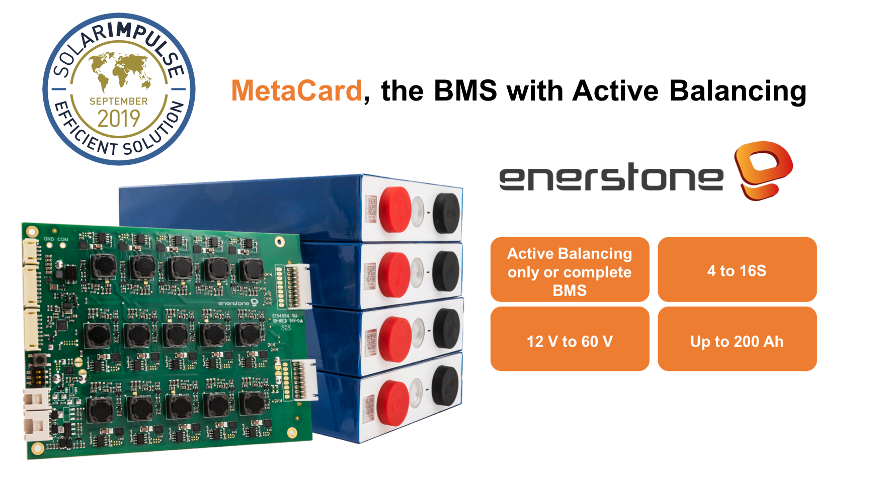 Active Balancing & battery management system - Enerstone